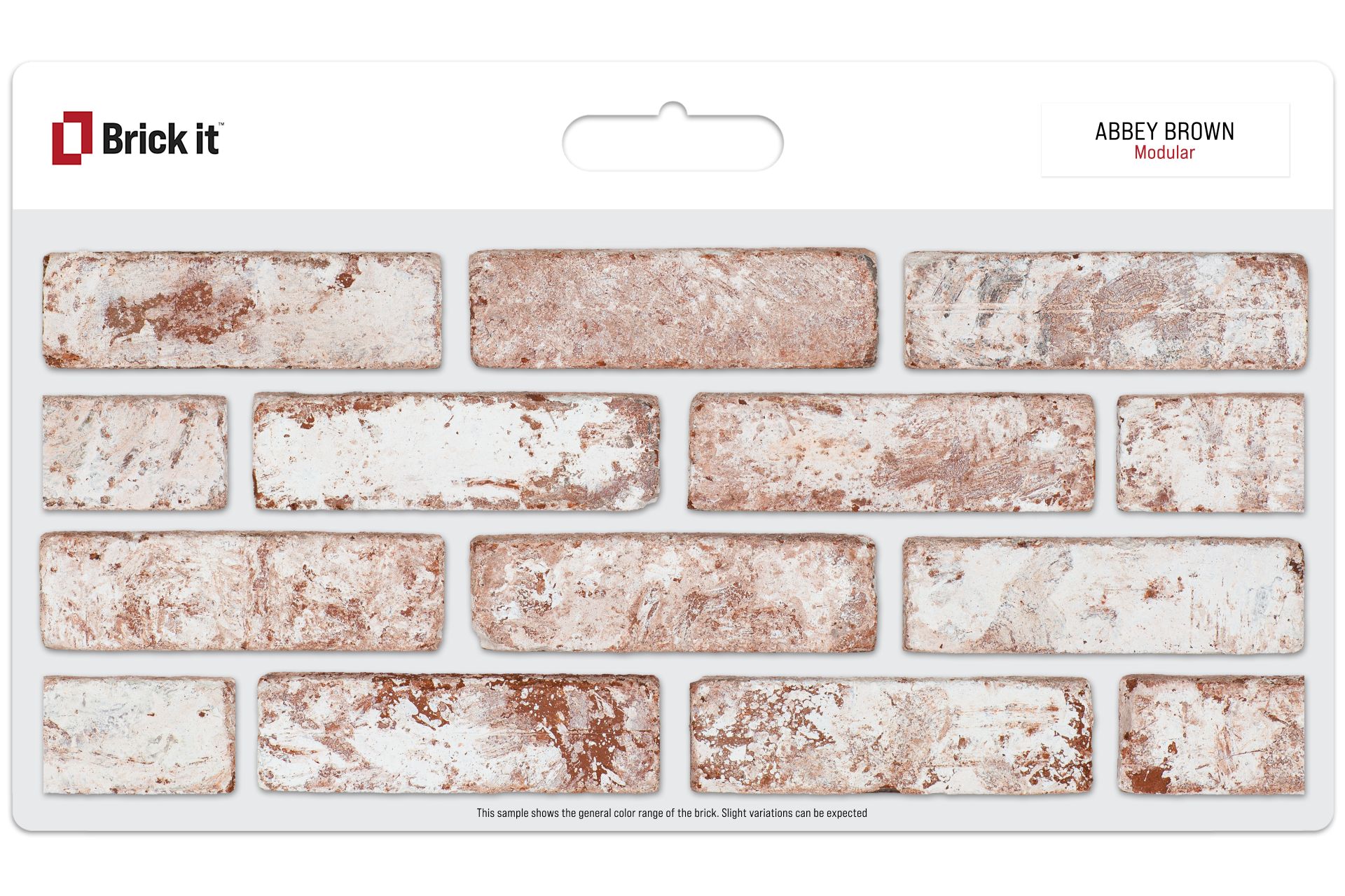 Abbey Brown | Thin Brick Wall Veneer | Brick it®