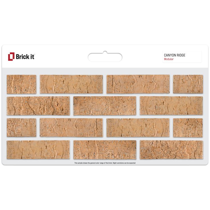 Canyon Ridge | Thin Brick Wall Veneer | Brick it®