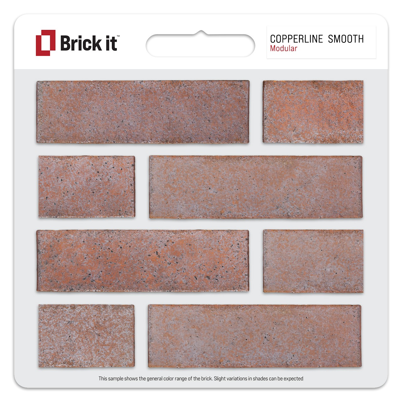 Copperline Smooth | Thin Brick Wall Veneer | Brick it®