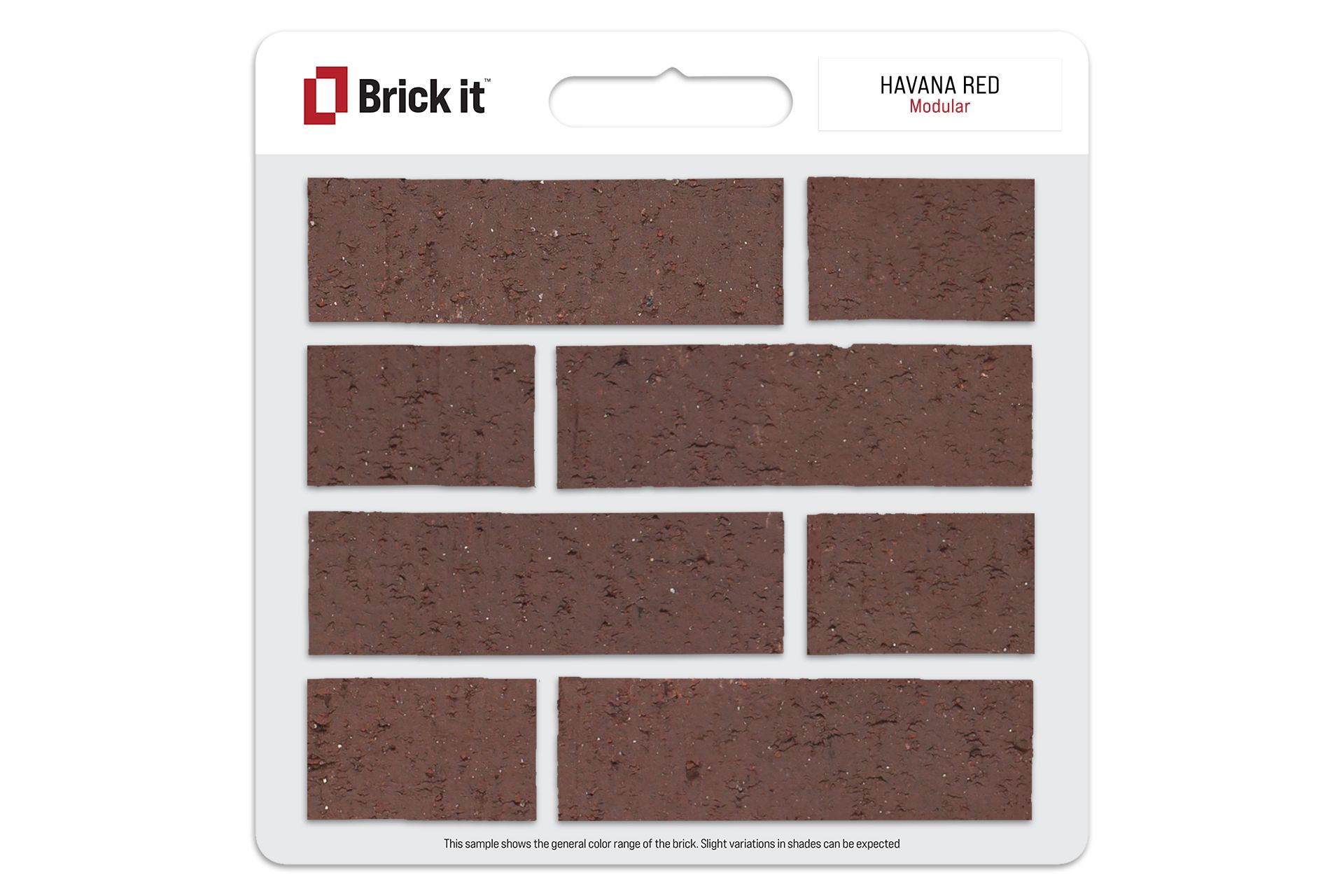 Havana Red Wirecut | Thin Brick Wall Veneer | Brick it®