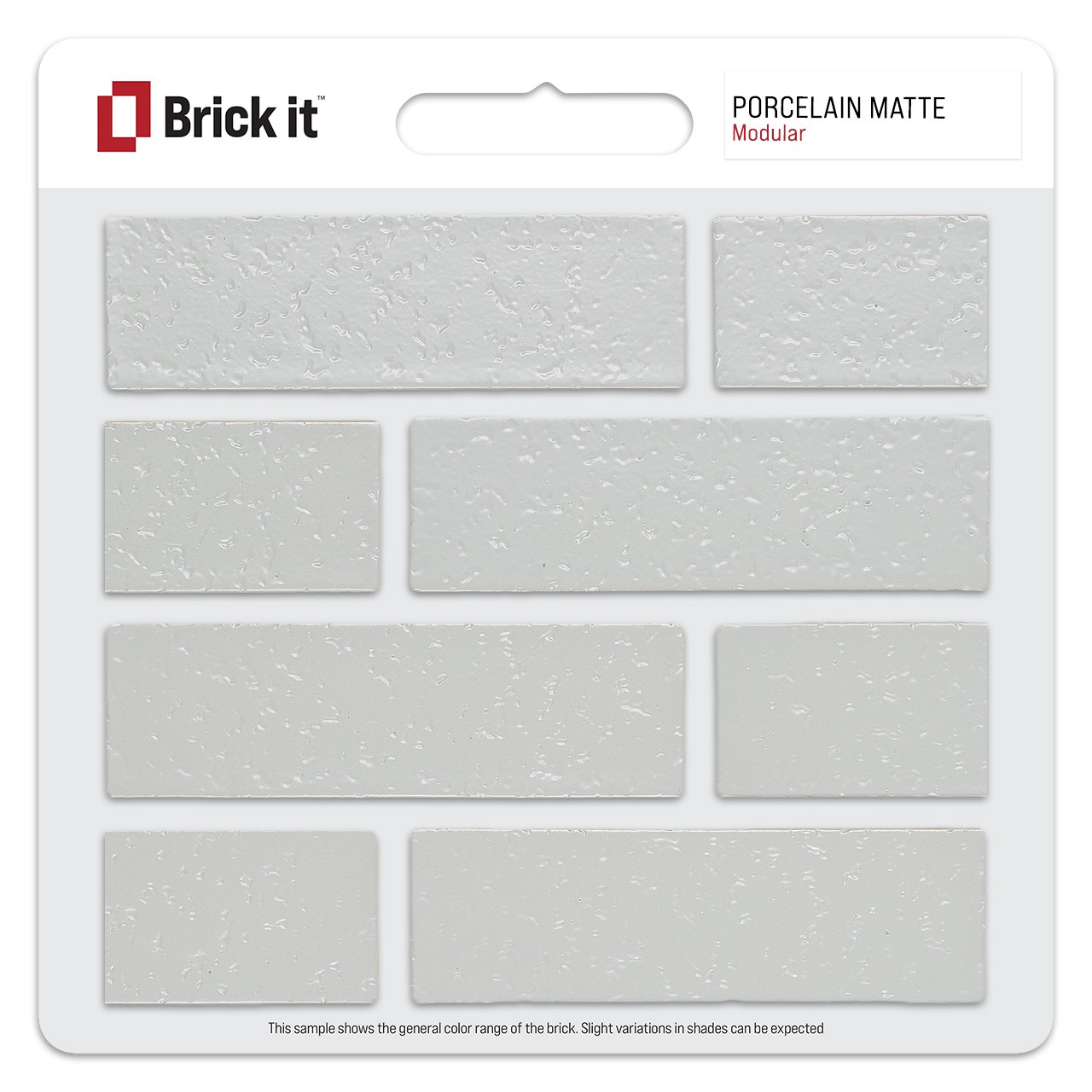 Porcelain Matte Velour | Thin Brick Wall Veneer | Brick it®