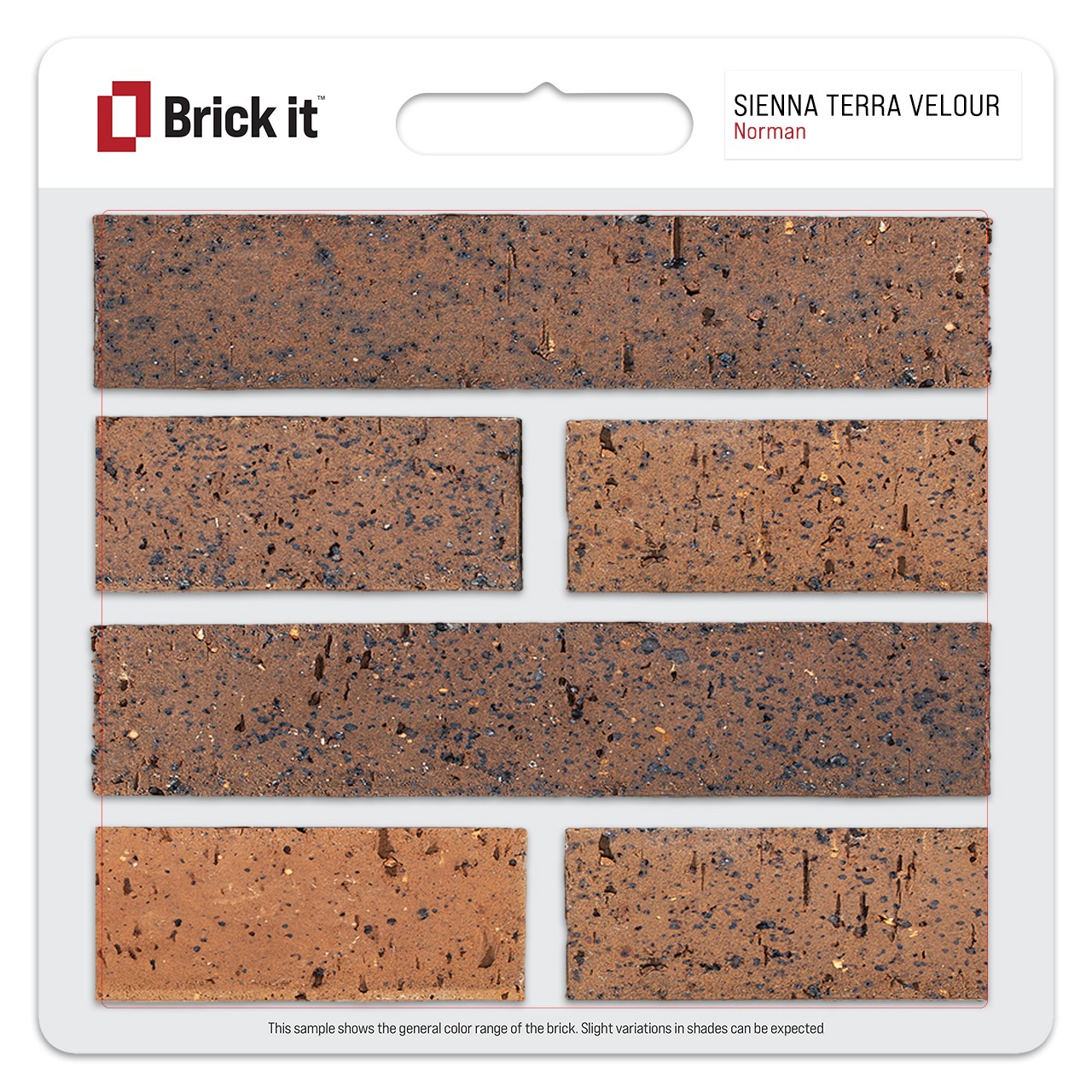 Sienna Terra Velour | Thin Brick Wall Veneer | Brick it®