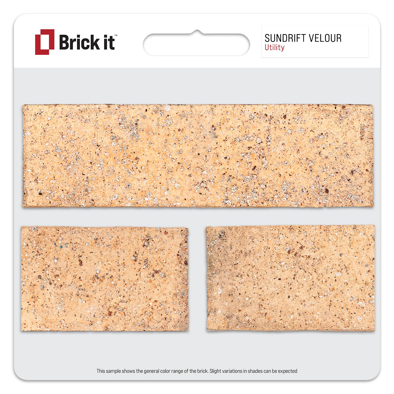 Sahara Ember Velour | Thin Brick Wall Veneer | Brick it®