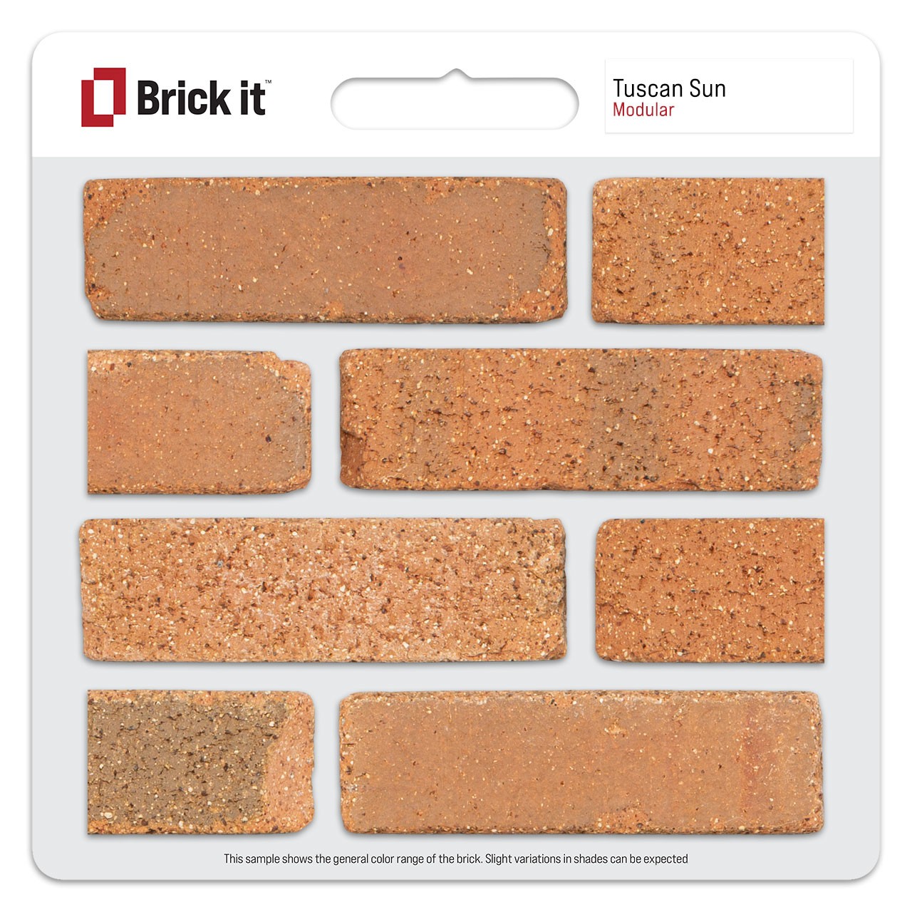 Tuscan Sun Tumbled | Thin Brick Wall Veneer | Brick it®