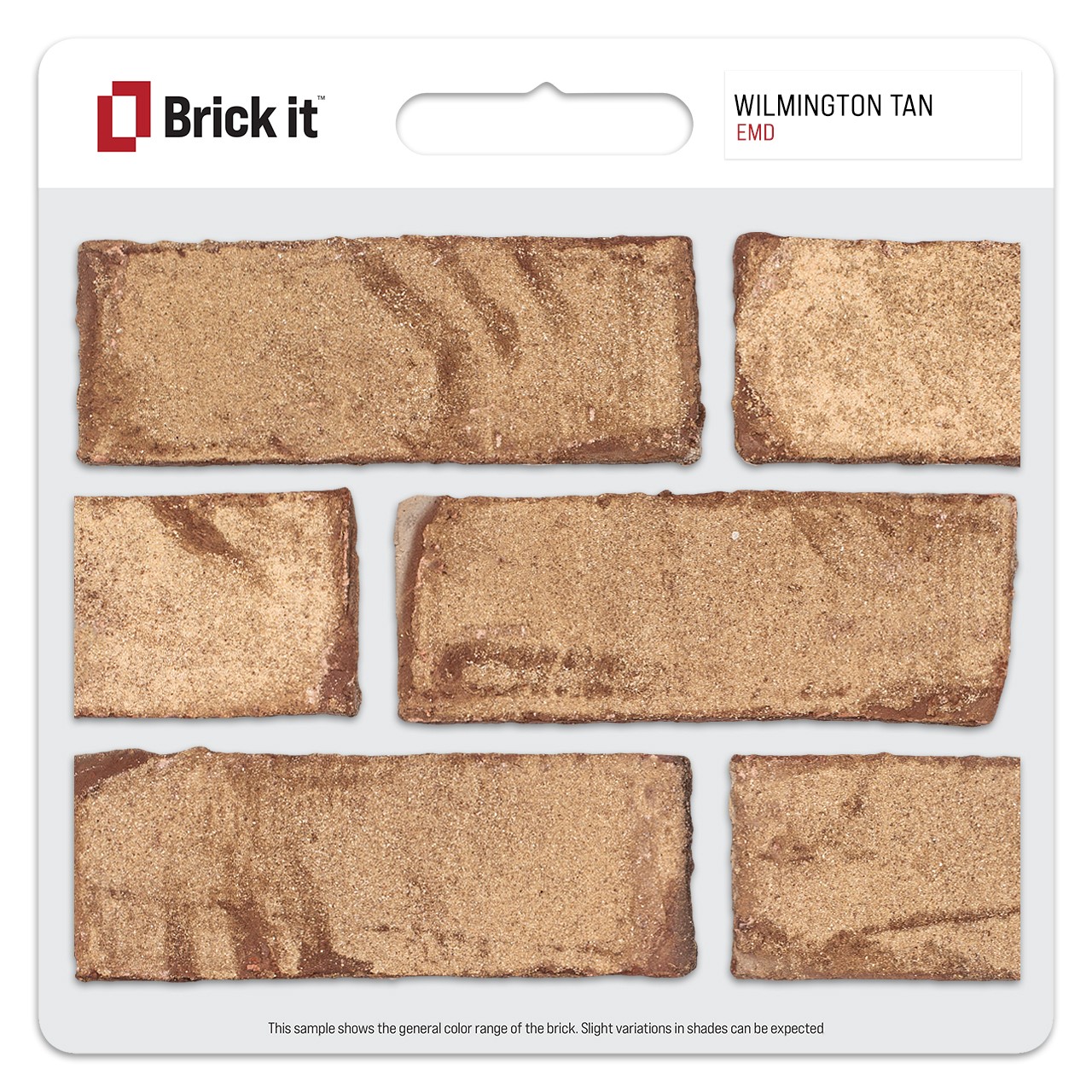 Wilmington Tan | Thin Brick Wall Veneer | Brick it®