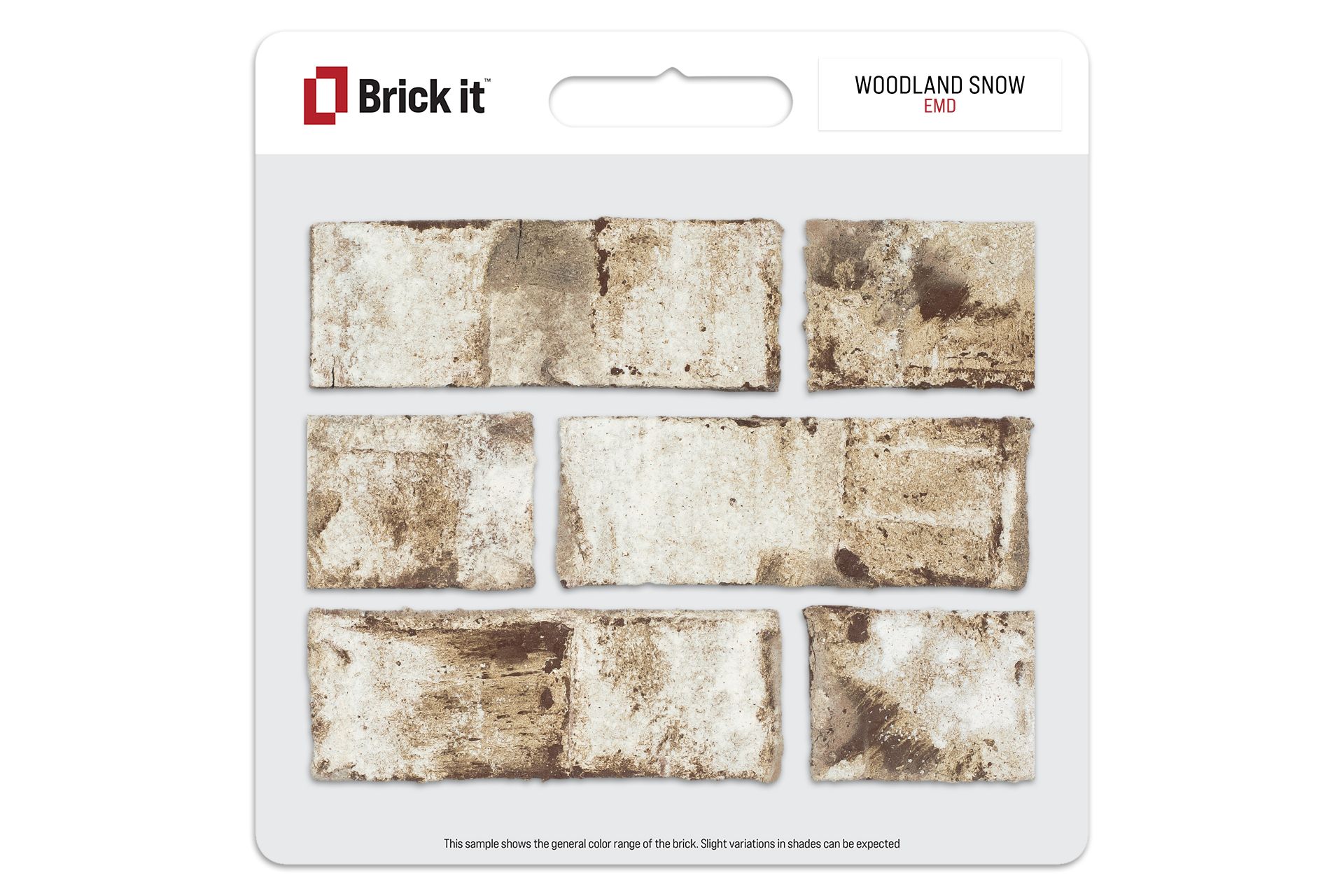 Woodland Snow | Thin Brick Wall Veneer | Brick it®