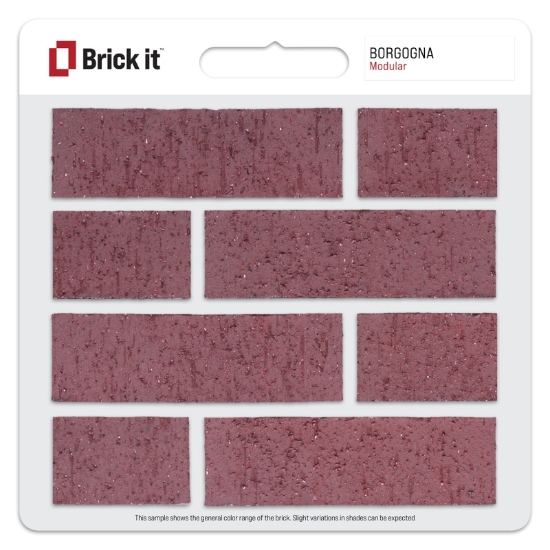 Borgogna Velour | Thin Brick Wall Veneer | Brick it®