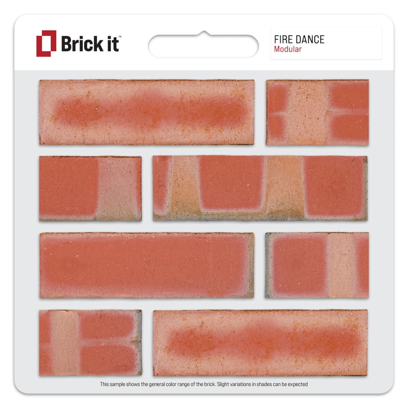 Fire Dance | Thin Brick Wall Veneer | Brick it®