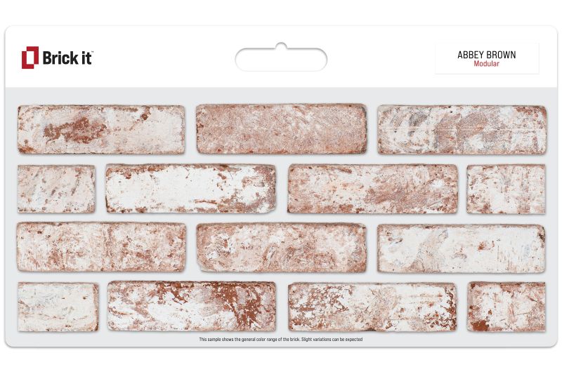 Abbey Brown | Thin Brick Wall Veneer | Brick it®