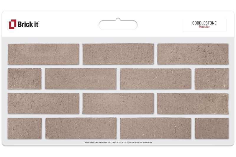 Cobblestone Wirecut | Thin Brick Wall Veneer | Brick it®