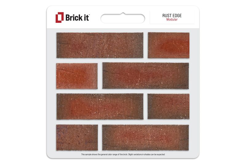 Rust Edge | Thin Brick Wall Veneer | Brick it®