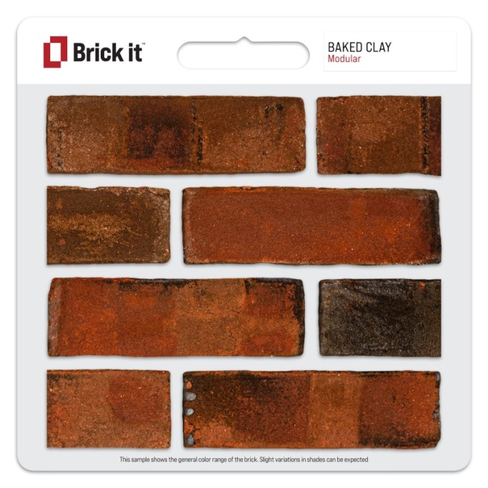 Baked Clay Molded | Thin Brick Wall Veneer | Brick it®