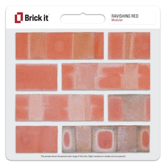 Ravishing Red | Thin Brick Wall Veneer | Brick it®