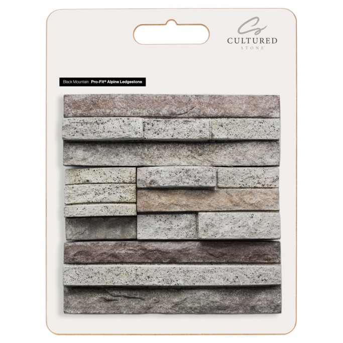 Buy Pro-Fit Alpine Ledgestone Black Mountain | Brick It | Thin Stone ...
